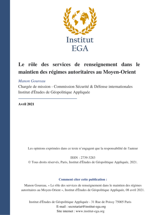 Le rôle des services de renseignement dans le maintien des régimes ...